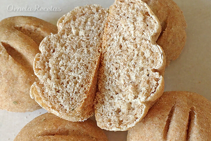 Pan integral de Trigo y Arroz | Ornela Recetas