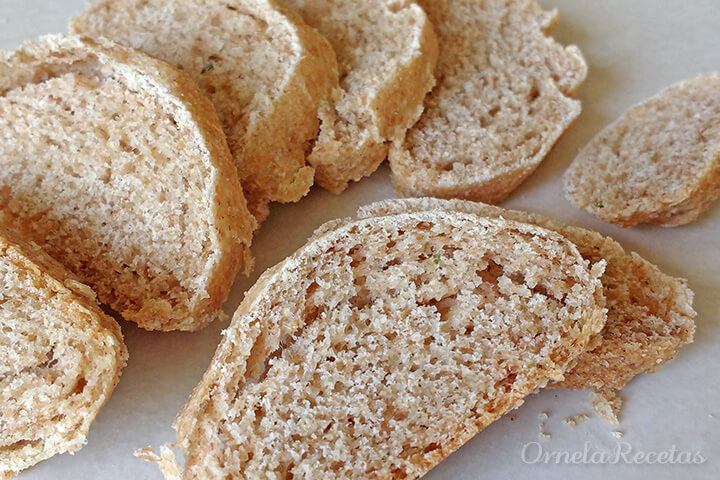 Pan integral de Trigo y Arroz | Ornela Recetas